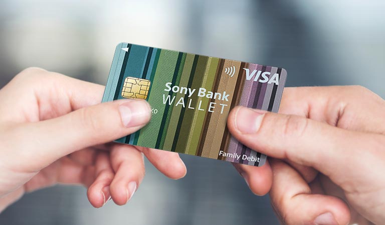 ファミリーデビットカード｜Sony Bank WALLET｜ソニー銀行（ネット銀行）